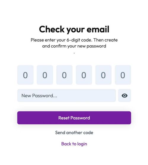 eBook Reset Password for Webflow